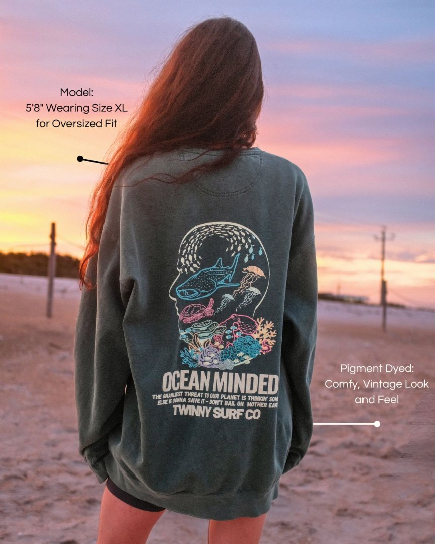 Ocean Minded Crewneck – Twinny